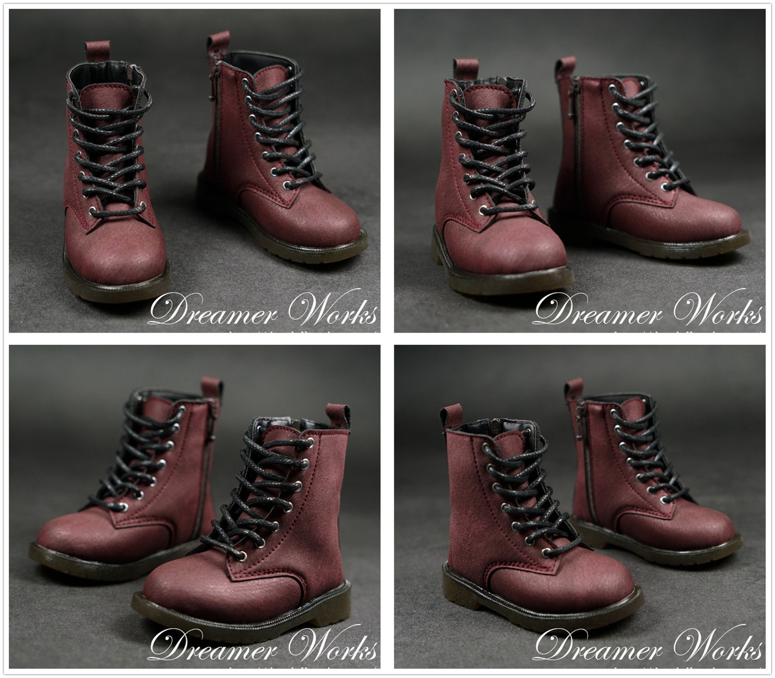 BJD Doll Lace up Ankle Boots Uncle Military Boots 1/3 BJD - Etsy