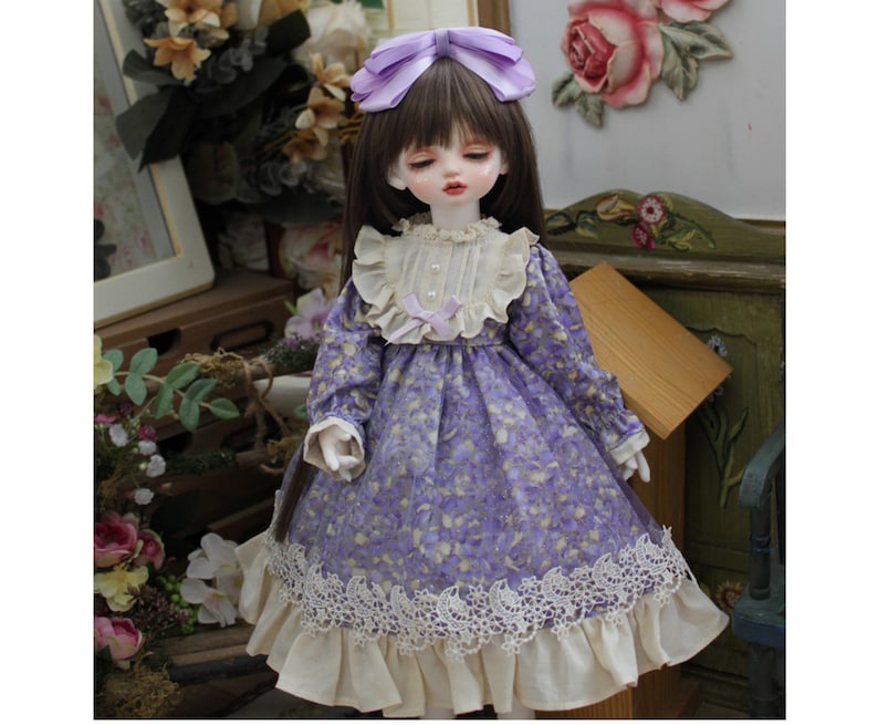 Red Vintage BJD Palace Dress 1/3 1/4 1/6 Clothes Doll Dress - Etsy