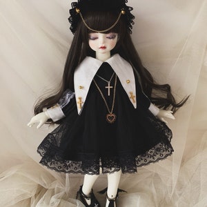 1/4 1/3 1/6 BJD Clothes 15cm 20cm 40cm Cotton Doll Dress Suit Sd Doll ...