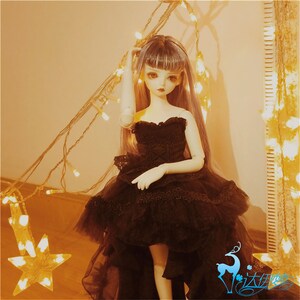 Bjd Wedding Dresses Doll Dress 1/6 1/4 1/3 BJD Clothes Outfit Gowns for ...