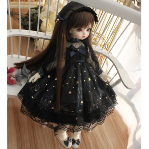 1/4 1/3 1/6 BJD Clothes 15cm 20cm 40cm Cotton Doll Dress Suit Sd Doll ...