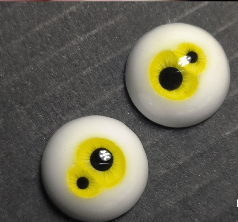 Double Pupil BJD Doll Eyes: Resin Devil Eyes, Halloween Gifts (14/16MM ...