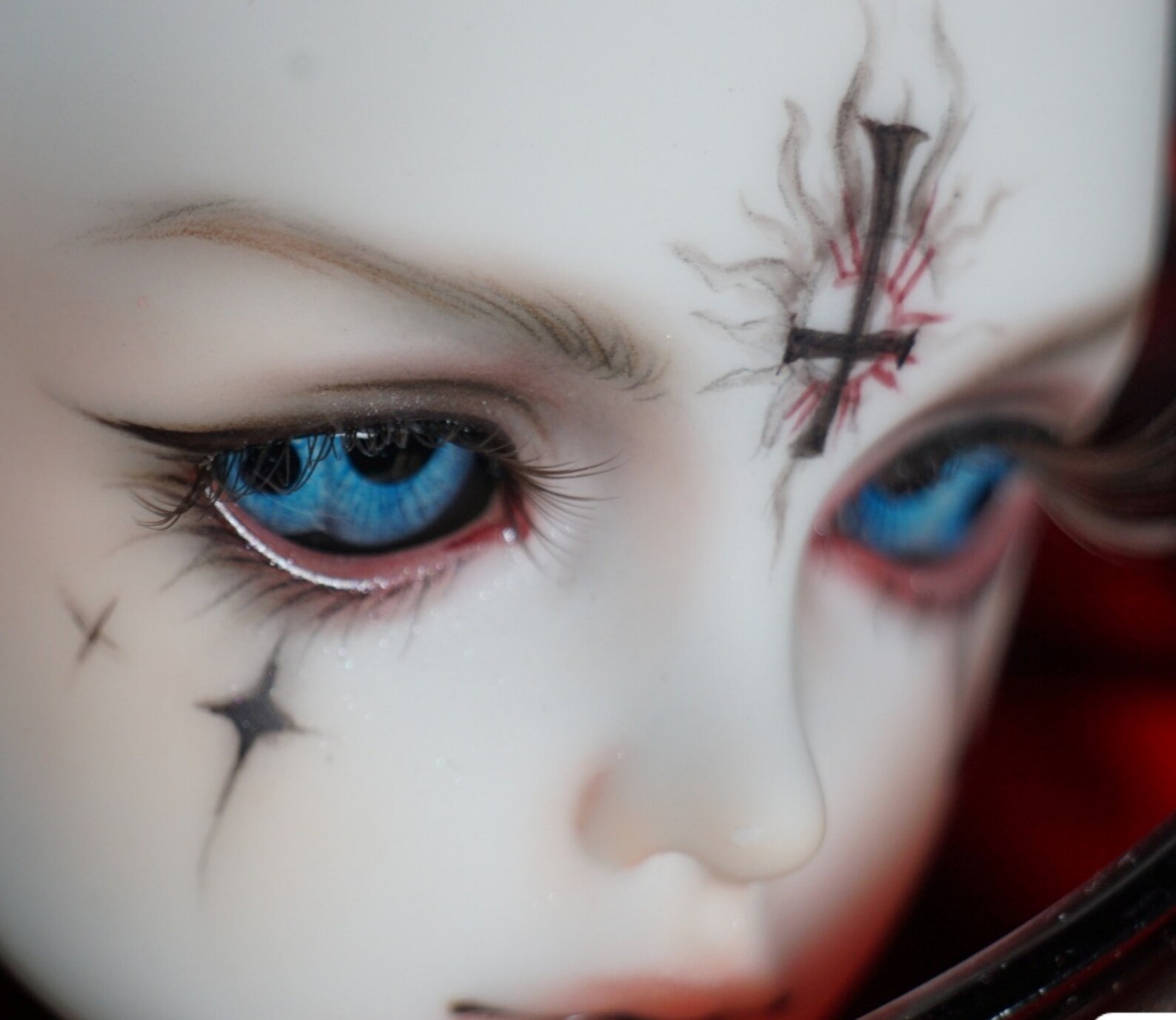 Double Pupil BJD Doll Eyes: Resin Devil Eyes, Halloween Gifts (14/16MM ...