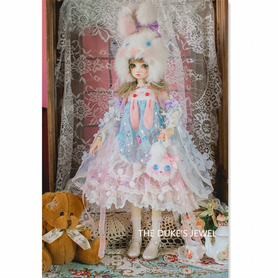 1/4 1/3 1/6 BJD Rabbit Clothes Doll Dress Suit Sd Doll Fashion | Etsy