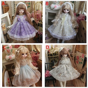 1/3 SD BJD Dress 1/4 Minifee MSD Clothes,1/6 Yosd Clothes,blythe Doll ...