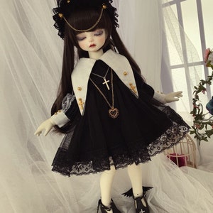 1/4 1/3 1/6 BJD Clothes 15cm 20cm 40cm Cotton Doll Dress Suit Sd Doll ...
