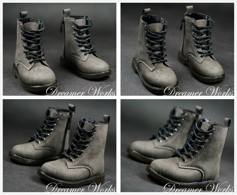 BJD Doll Lace up Ankle Boots Uncle Military Boots 1/3 BJD | Etsy