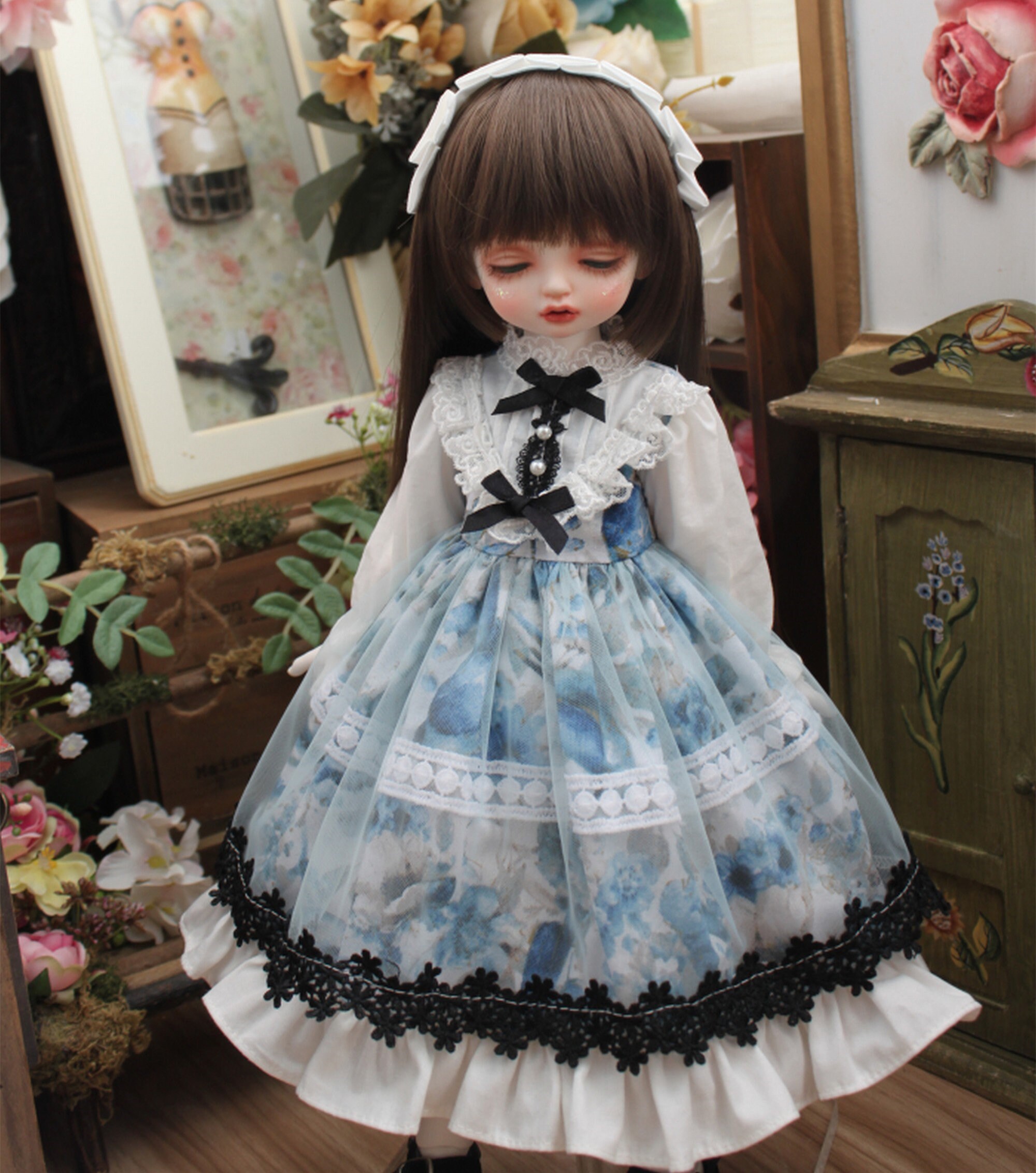 Doll Dress Bjd Clothes SD Doll Clothes 1/3 1/4 1/6 Dress & - Etsy