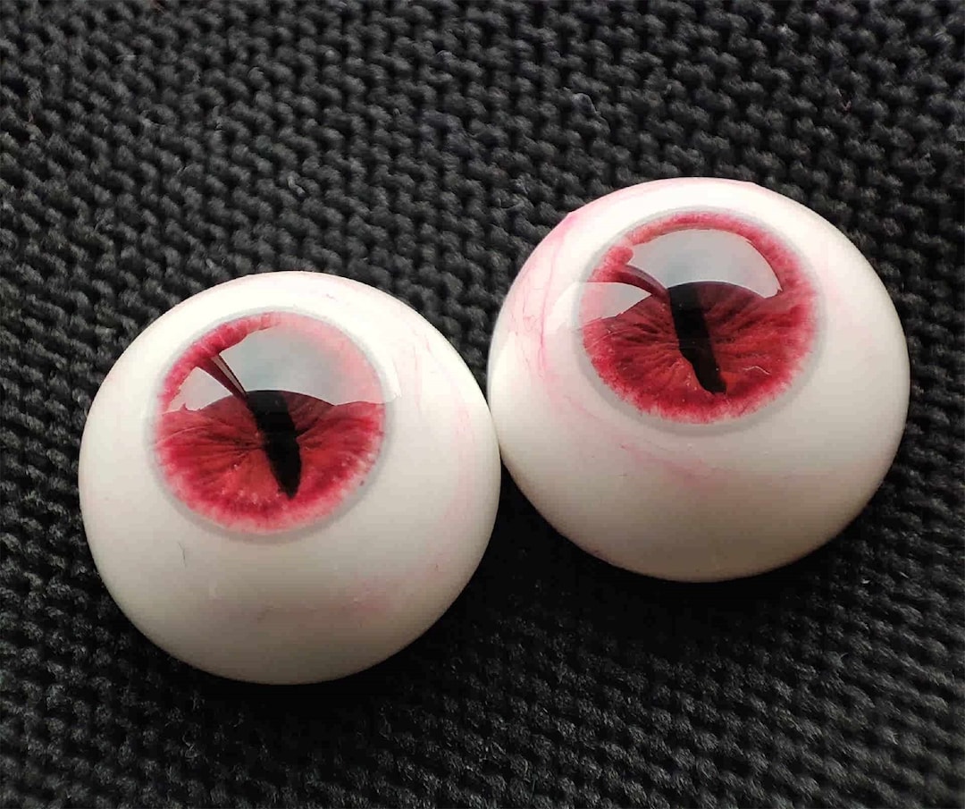 Red Beast Pupil Eyes Bloodshot Resin Doll Eyes,realistic Doll Eyes ...