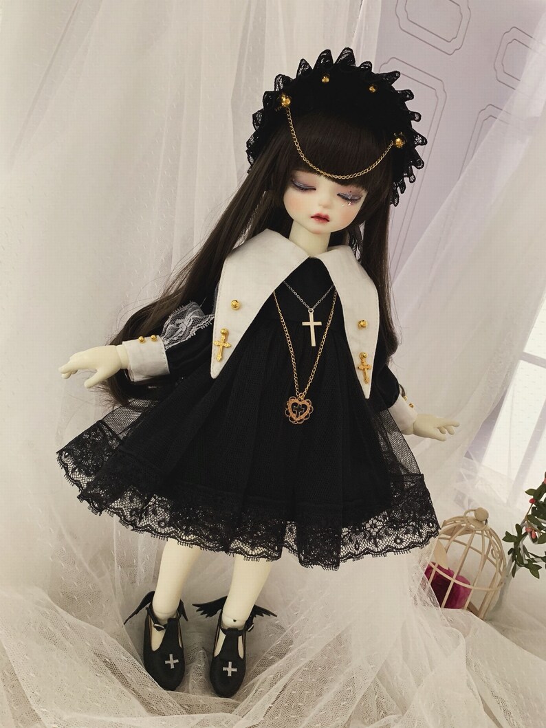 1/4 1/3 1/6 BJD Clothes 15cm 20cm 40cm Cotton Doll Dress Suit | Etsy