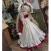 Red Vintage BJD Palace Dress 1/3 1/4 1/6 Clothes Doll Dress - Etsy