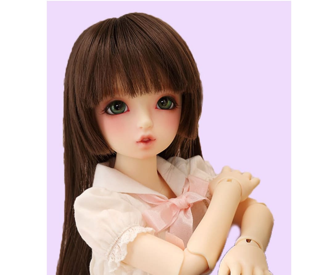1/3, 1/4, 1/6, 1/8 Bjd Style Cut Wig BJD Dolls Hair SD Doll Wig for 9 ...