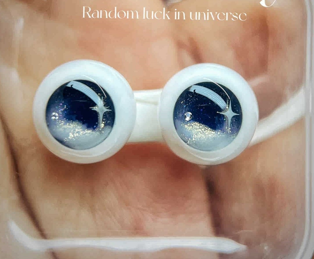 Custom BJD Doll Eyes: Blue Resin Star Eyes, 10-18mm - Etsy
