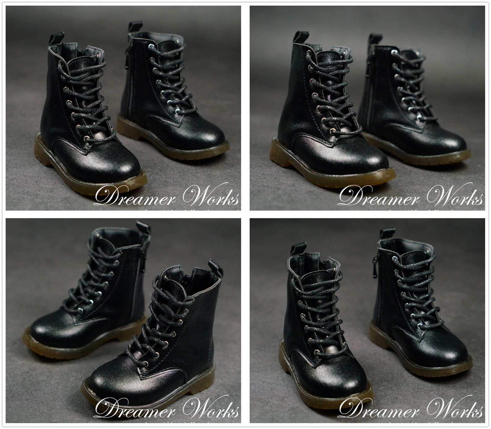 BJD Doll Lace up Ankle Boots Uncle Military Boots 1/3 BJD - Etsy