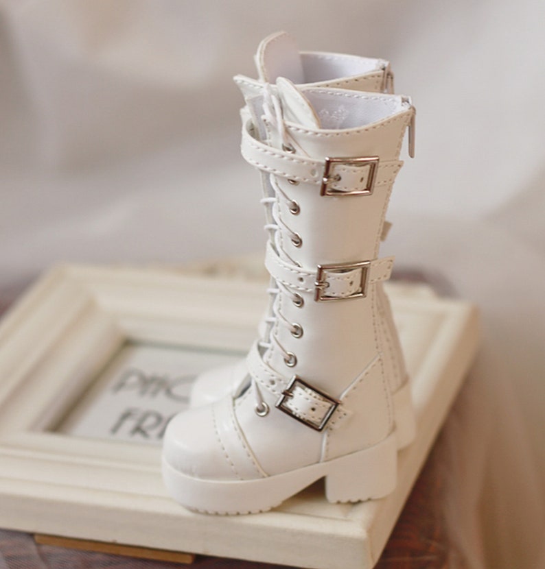 Black Leather Doll Boots Bjd High Boots for 1/3 BJD Shoes SD - Etsy