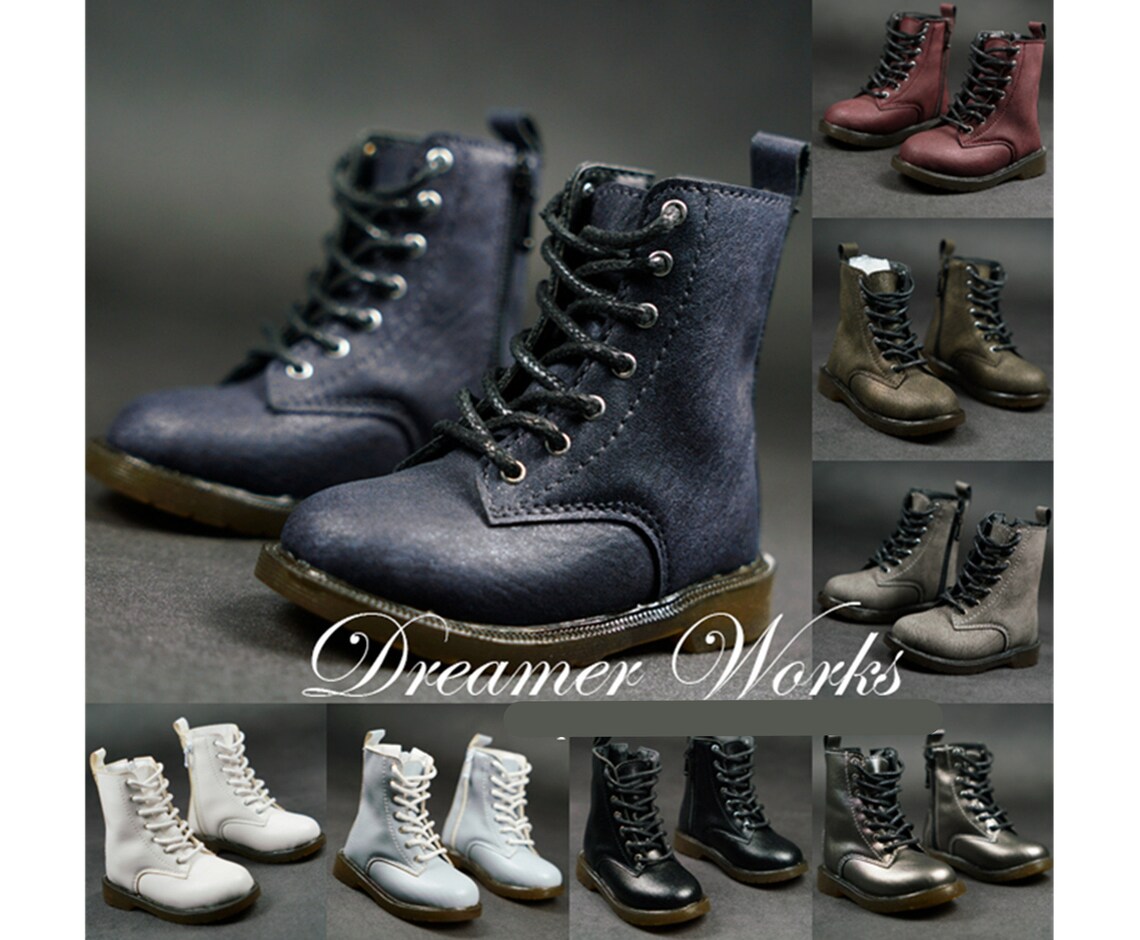 BJD Doll Lace up Ankle Boots Uncle Military Boots 1/3 BJD - Etsy