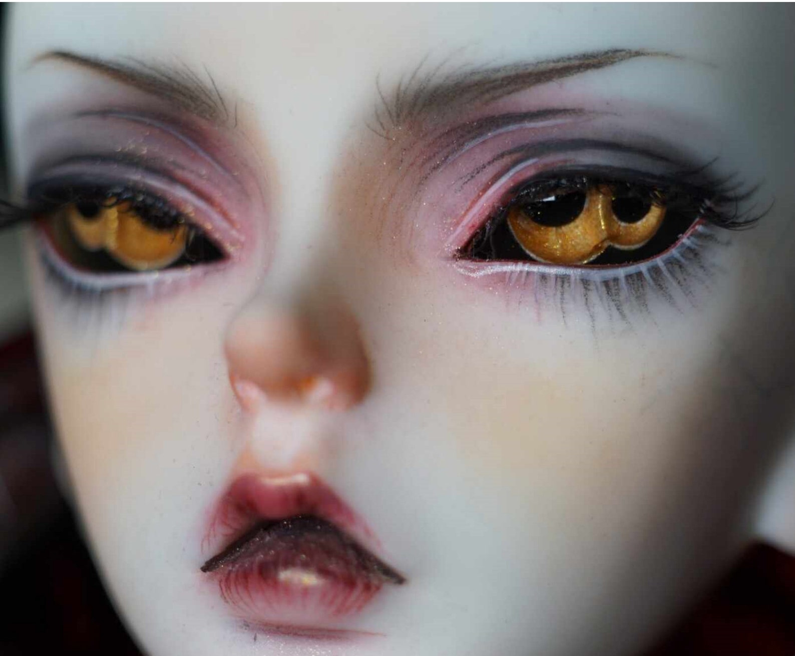 Double Pupil BJD Doll Eyes: Resin Devil Eyes, Halloween Gifts (14/16MM ...