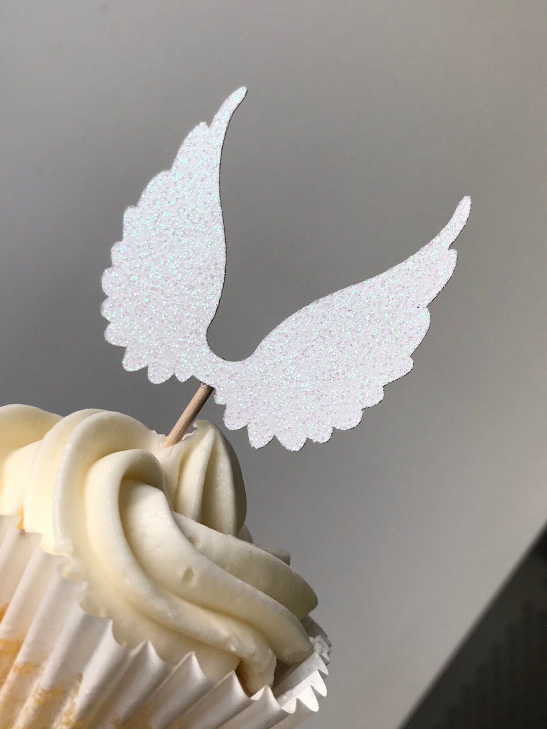 Wing Cupcake Toppers | Angel | Fairy | Wings| Glitter | Sparkle ...
