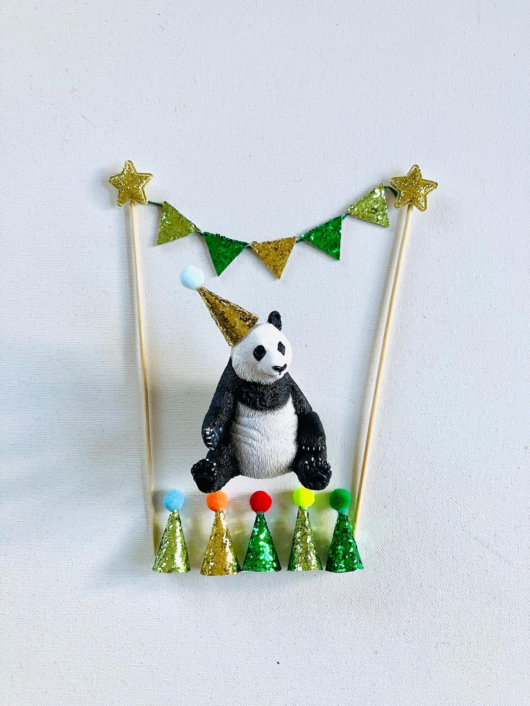 Mini Party Hats & Bunting Cake Topper | DIY Mini Party Hats for Small ...