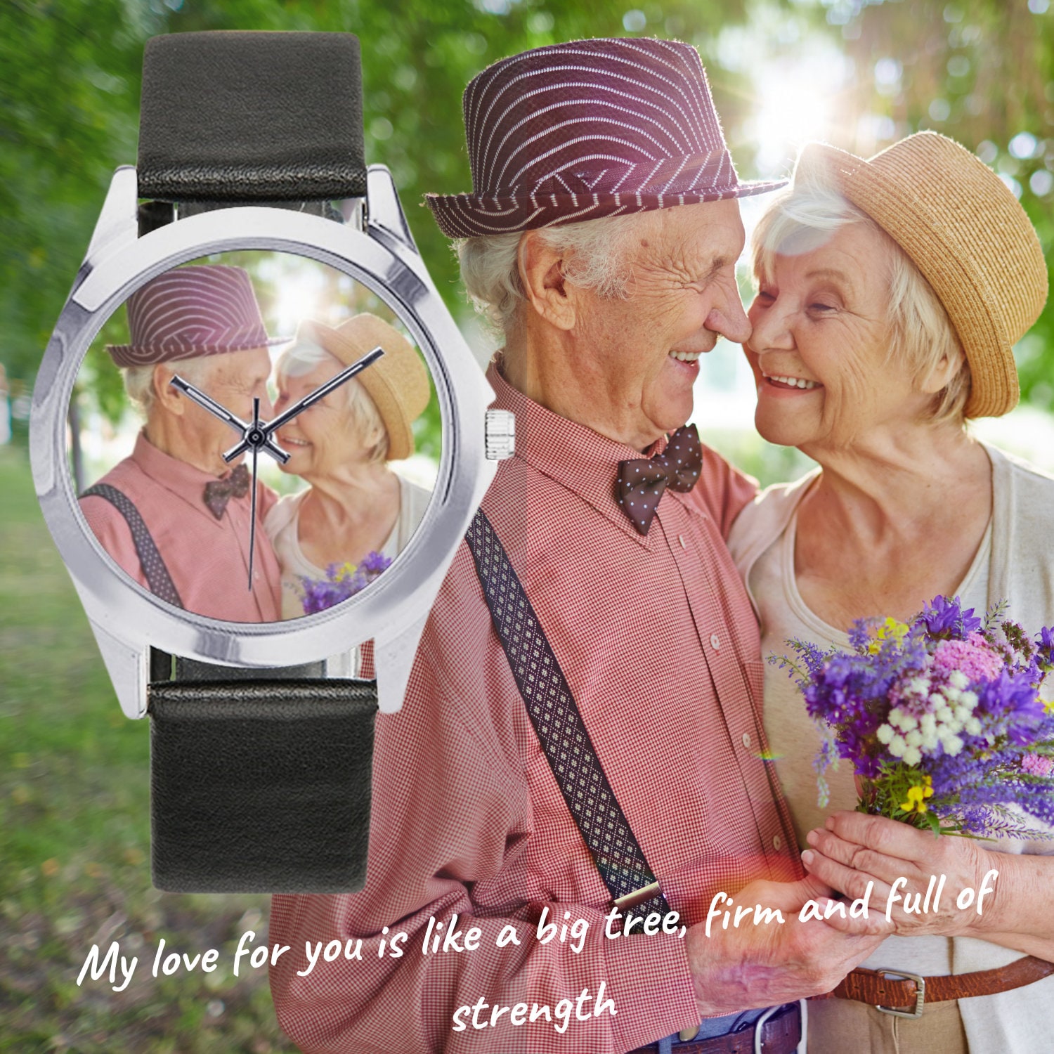 Personalized Custom Photo Watch With Your Picture / Message - Etsy ...