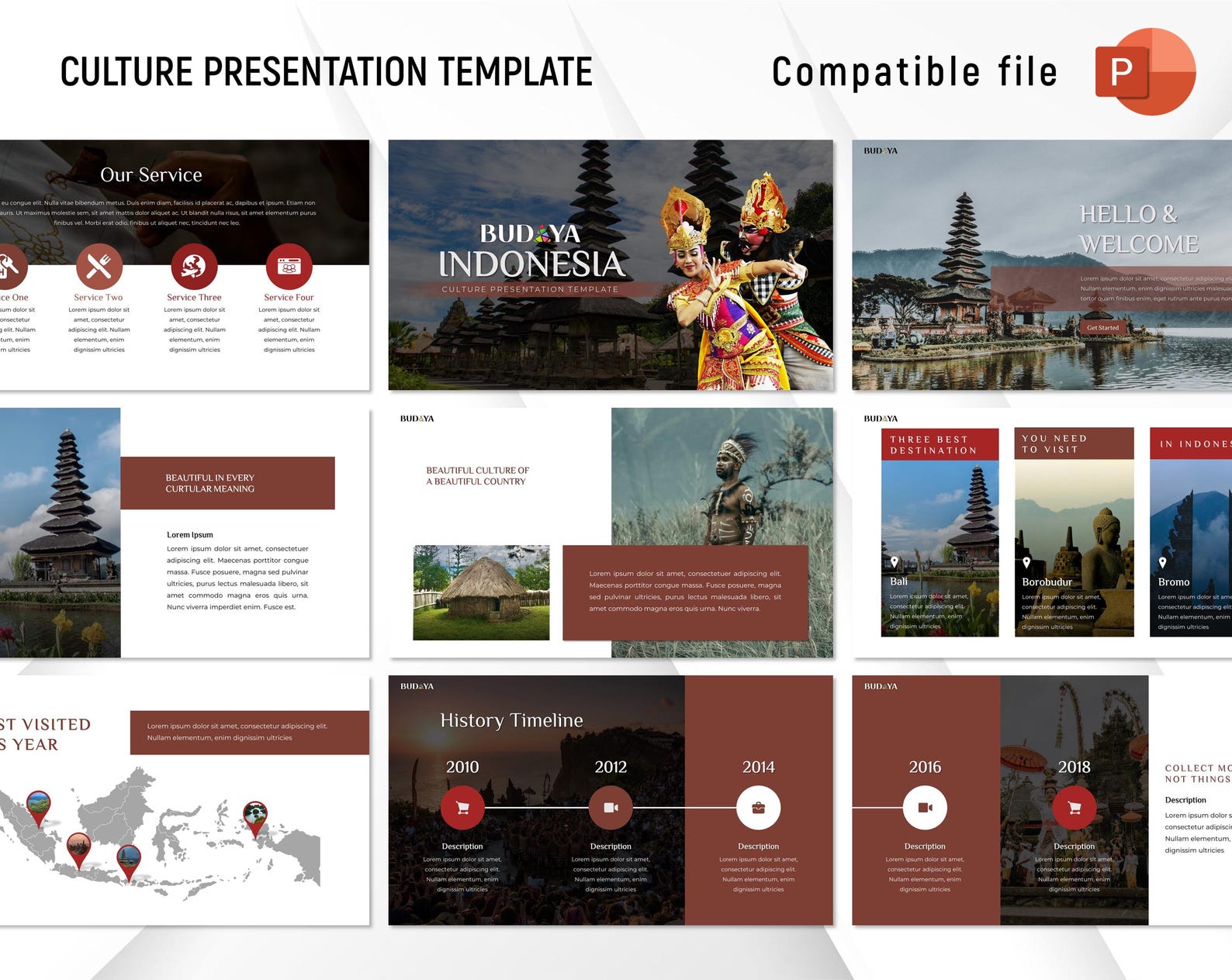 30 Unique Slide Culture Pitchdeck Powerpoint Presentation Template - Etsy
