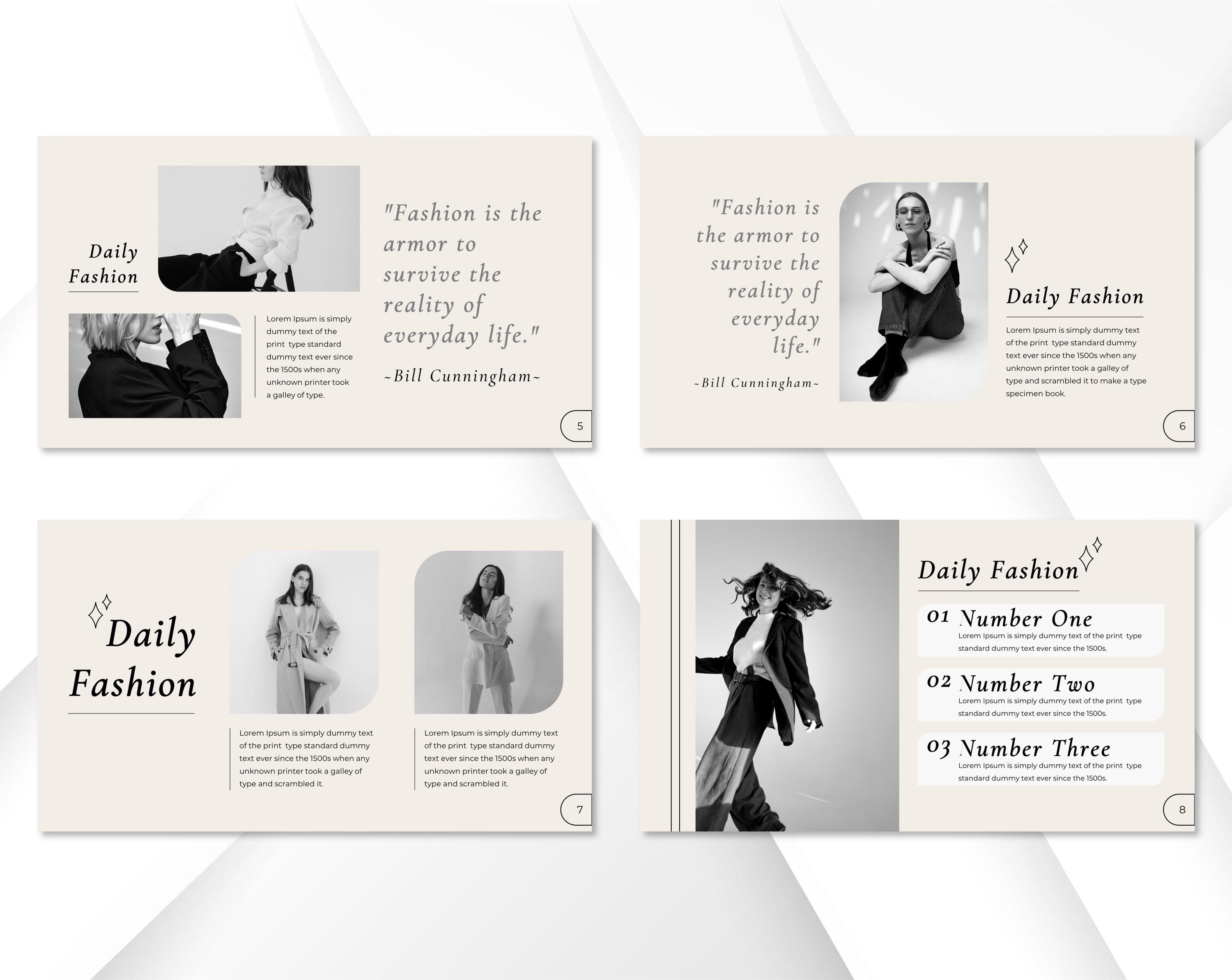 30 Unique Slide Beauty Fashion Powerpoint Presentation Template - Etsy