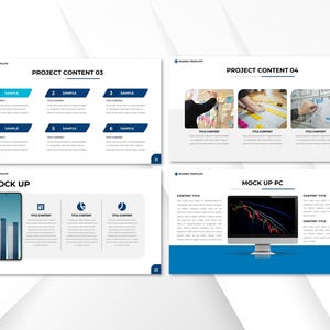 30 Unique Slide Business Presentation Professional Template - Etsy
