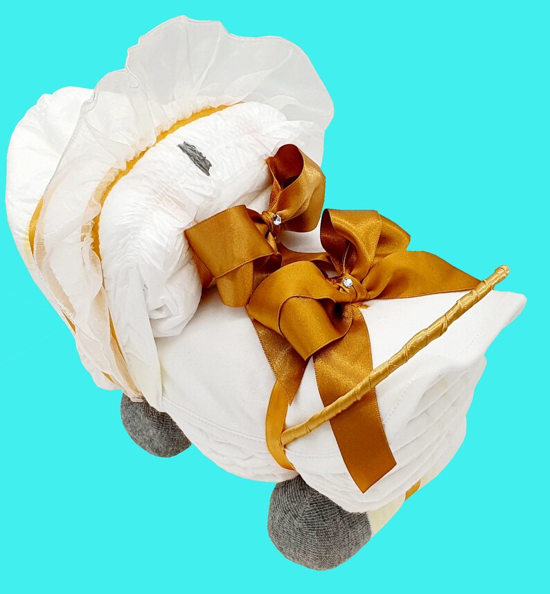 BEAUTIFUL Baby Nappy PRAM cake basket/hamper New Born Gift | Etsy