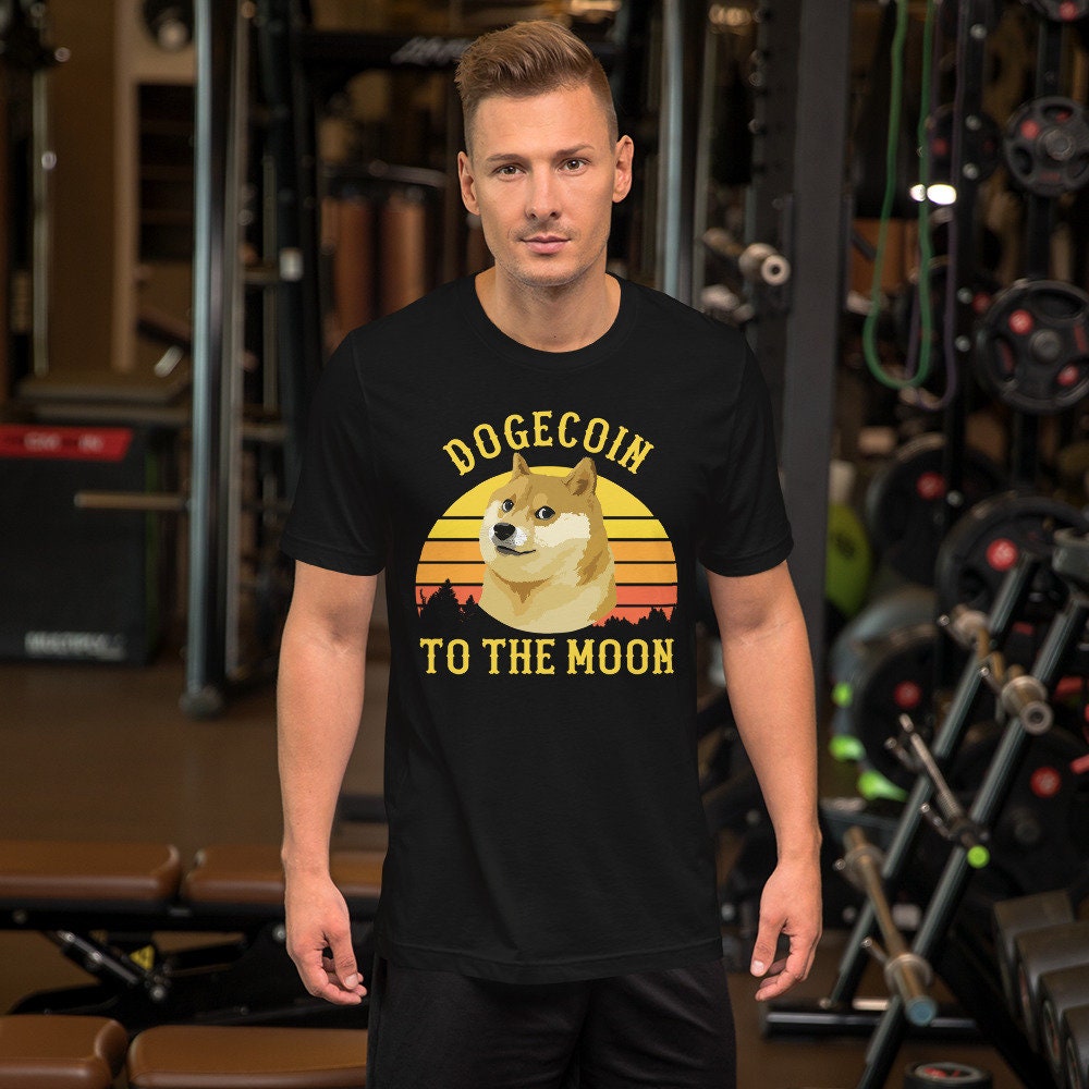 Short-sleeve Unisex T-shirt, Doge Coin Shirt, Dogecoin, Dogecoin Shirt ...