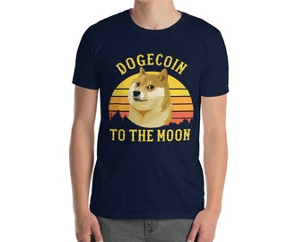 Short-sleeve Unisex T-shirt, Doge Coin Shirt, Dogecoin, Dogecoin Shirt ...