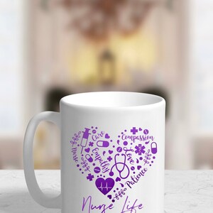 White Glossy Mug, Essential Nurse Coffee Mug, Essential Worker Gift ...