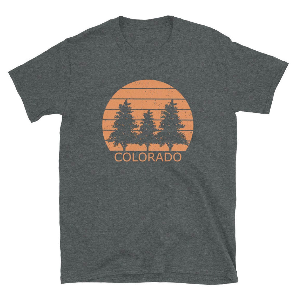 Unisex Colorado Pine Tree Short-sleeve T-shirt, Colorado Shirt, Men's ...