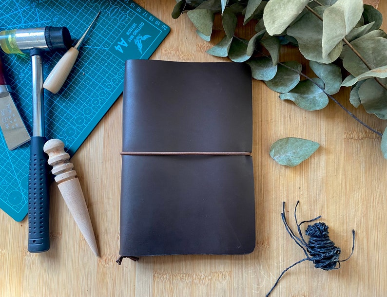 Handmade Refillable Leather Notebook Journals - Etsy UK
