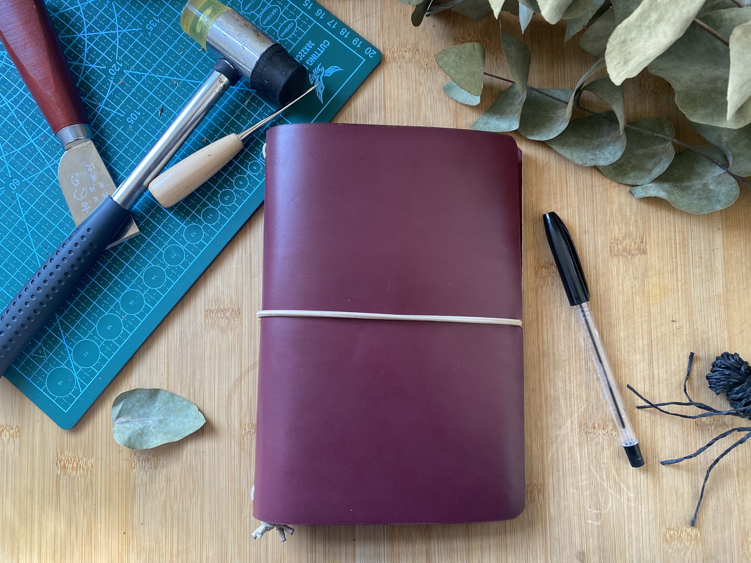 Handmade Refillable Leather Notebook Journals - Etsy UK