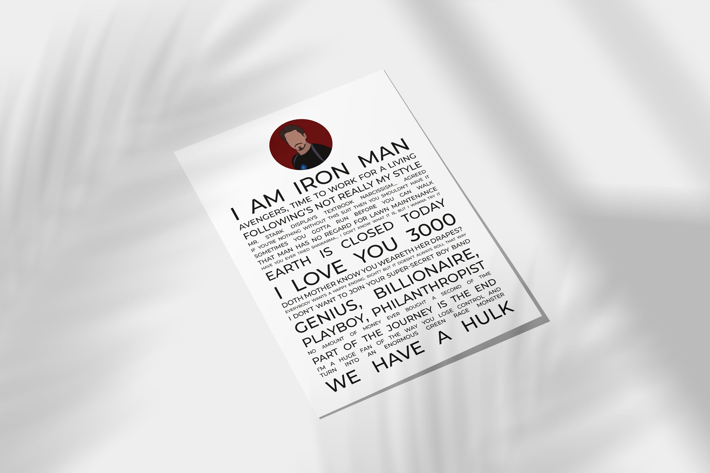 Shawarma Iron Man Quote