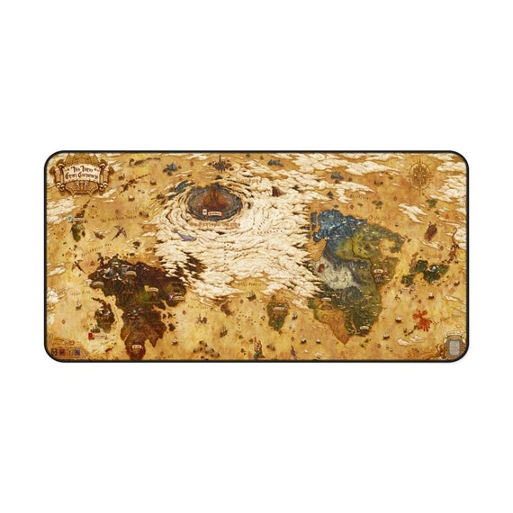 FFXIV World Map Three Continents Eorzea Hydaelyn Large Mouse - Etsy Canada