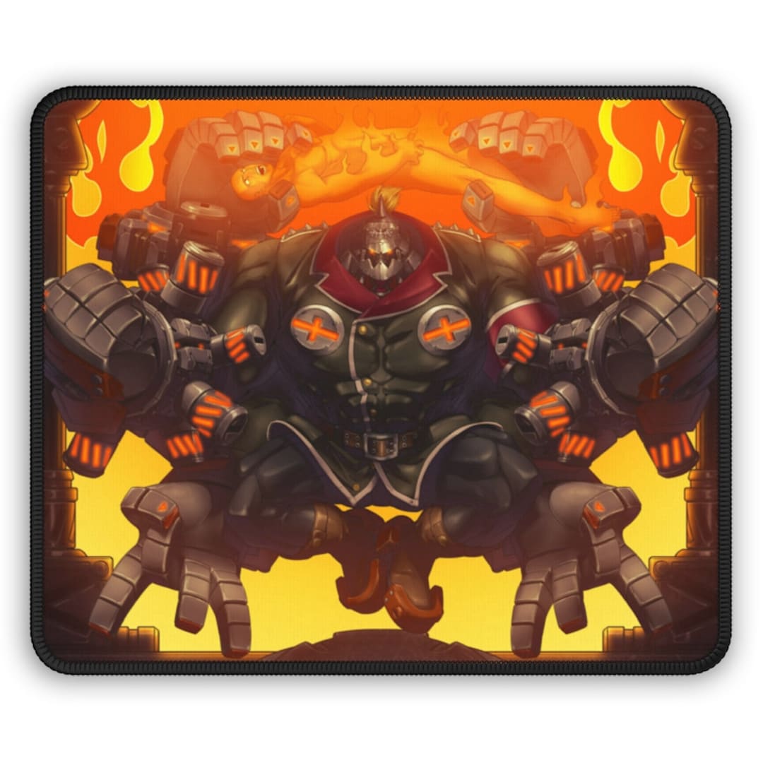 Meditating Potemkin Buster Fighting Game GGST Mouse Pad 9" × 7" - Etsy
