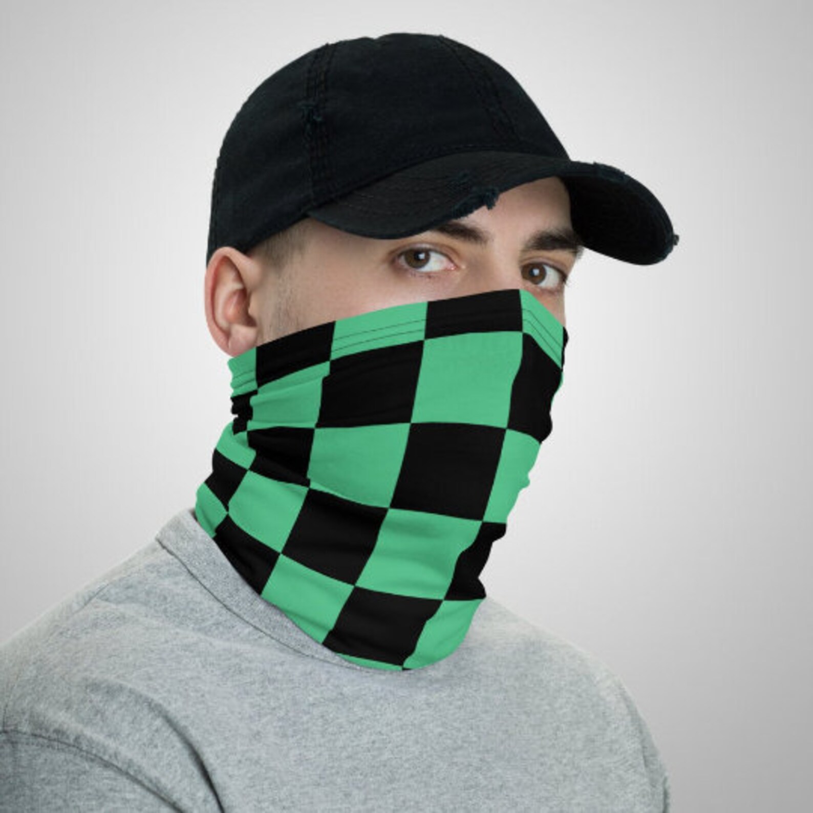 Green Black Checker Haori Pattern for Anime Manga Cosplay - Etsy