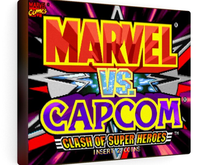 MVC 1 Vs Capcom Arcade Fighting Game Versus Character Select - Etsy