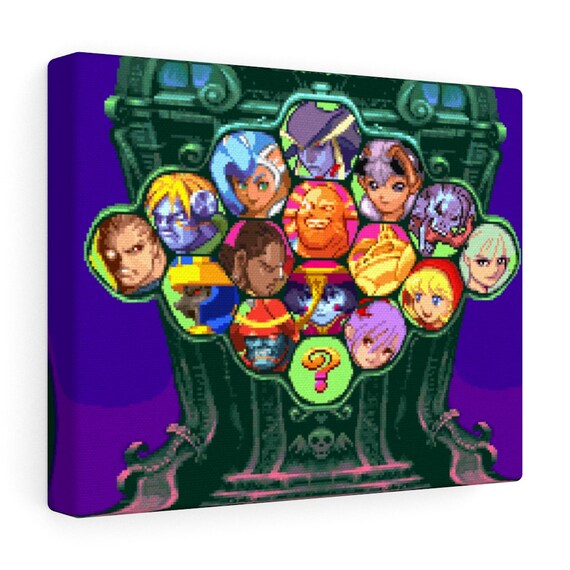 Vampire Savior 2 Arcade Versus VSAV Screen Canvas Wall Art | Etsy