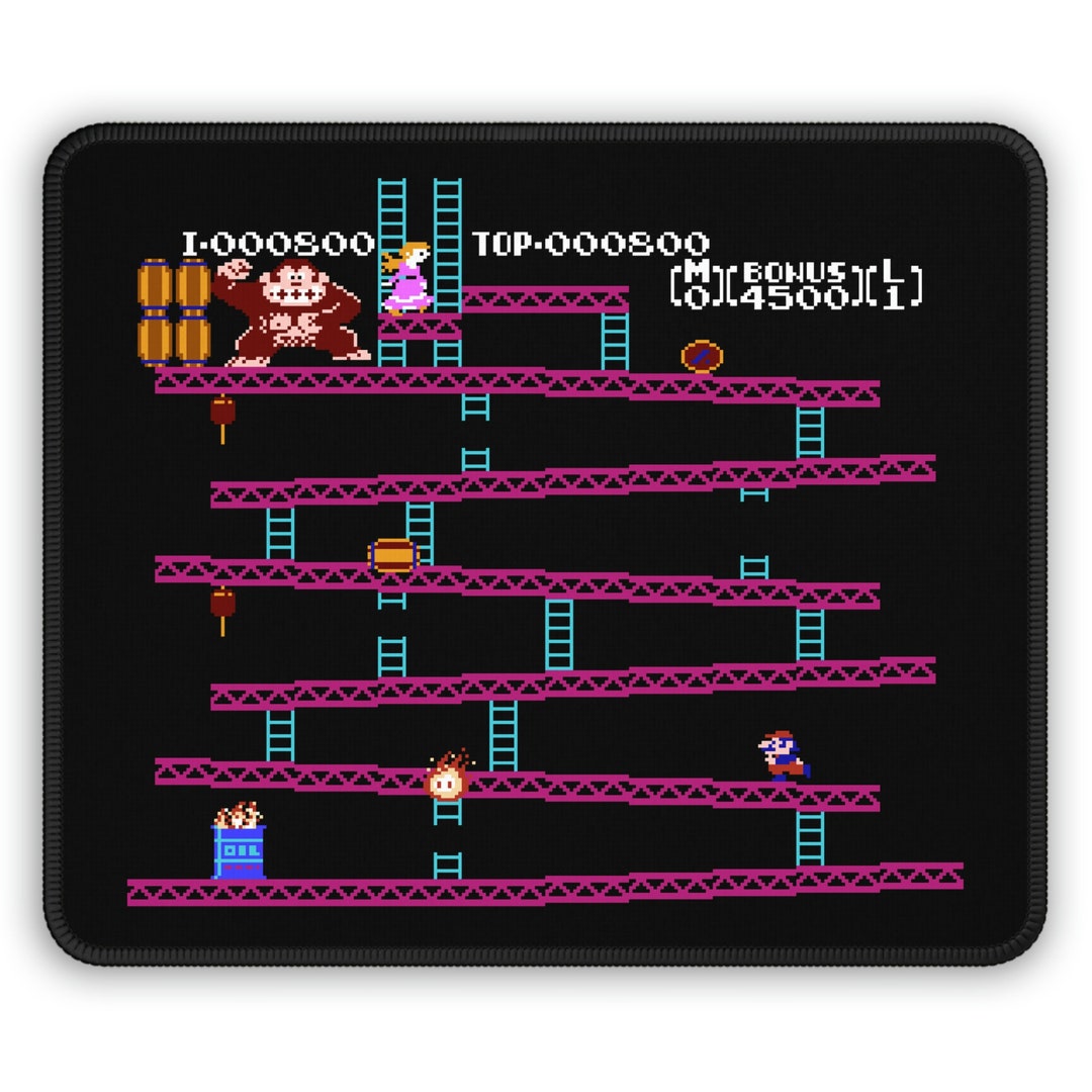 Classic Donkey Kong Arcade Retro Gaming Mouse Pad 9" X 7" - Etsy