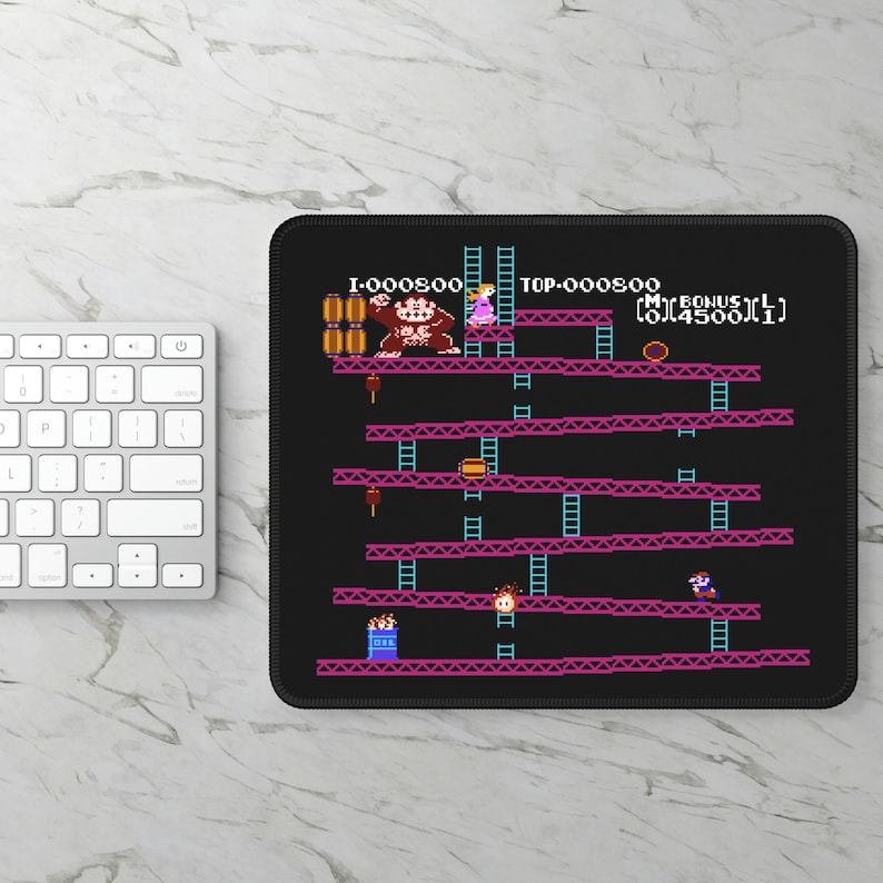 Classic Donkey Kong Arcade Retro Gaming Mouse Pad - Etsy
