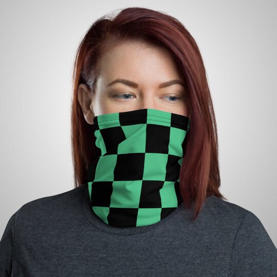 Green Black Checker Haori Pattern for Anime Manga Cosplay - Etsy