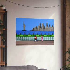 Little Mac Jogging With Coach Through NYC Punch Out Poster - Etsy