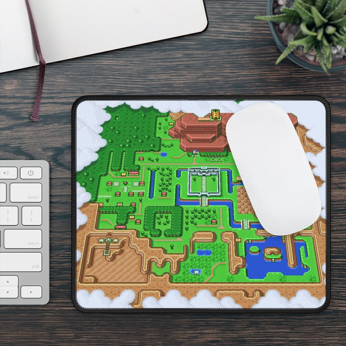 Zelda Link to the Past Light World World Map LTTP Notebook Mouse Pad - Etsy
