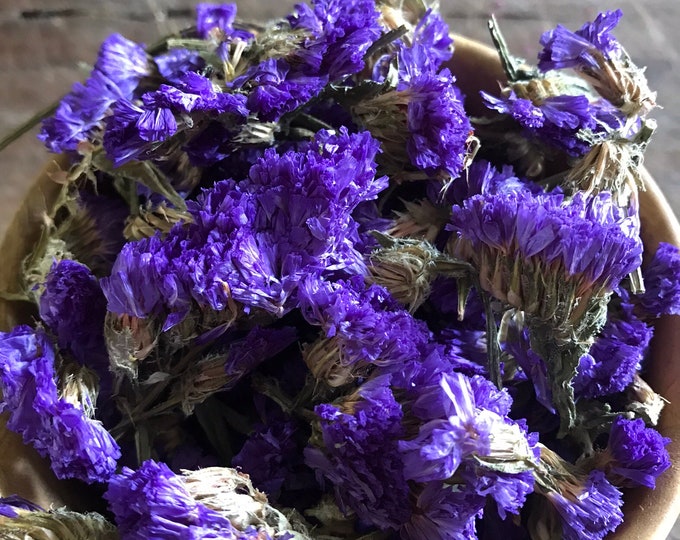 Organic Purple Statice , Edible Flowers, Edible Petals, Dried Herbs ...