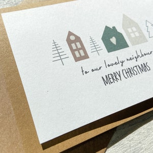 Christmas Card for Neighbours, Xmas Card for Friends, Happy Christmas ...