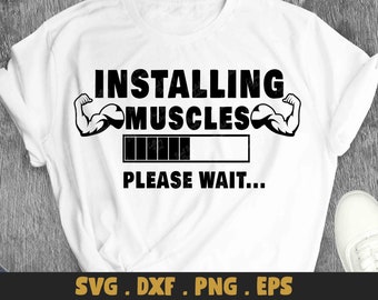 Installing Muscles Svg - Etsy