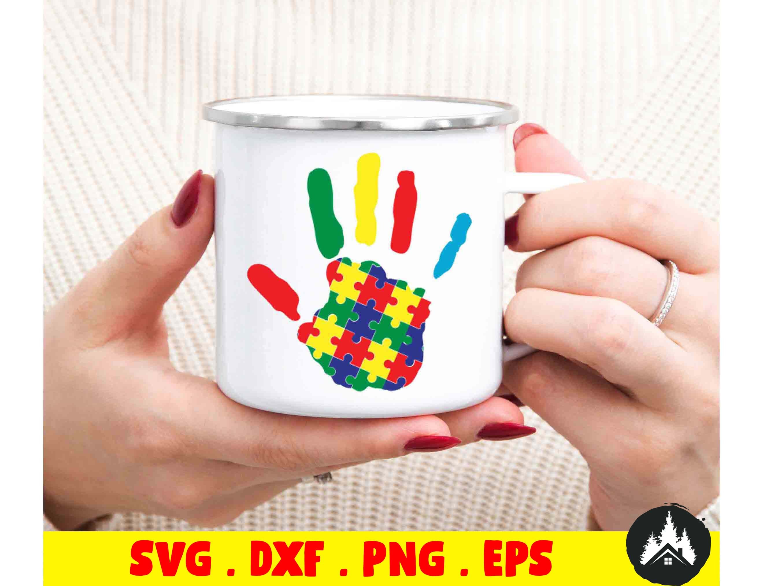 Autism Handprint Svg Autism Svg Autism Awareness Svg Autism - Etsy