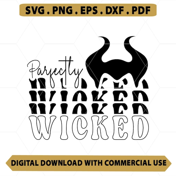 Wicked Svg - Etsy